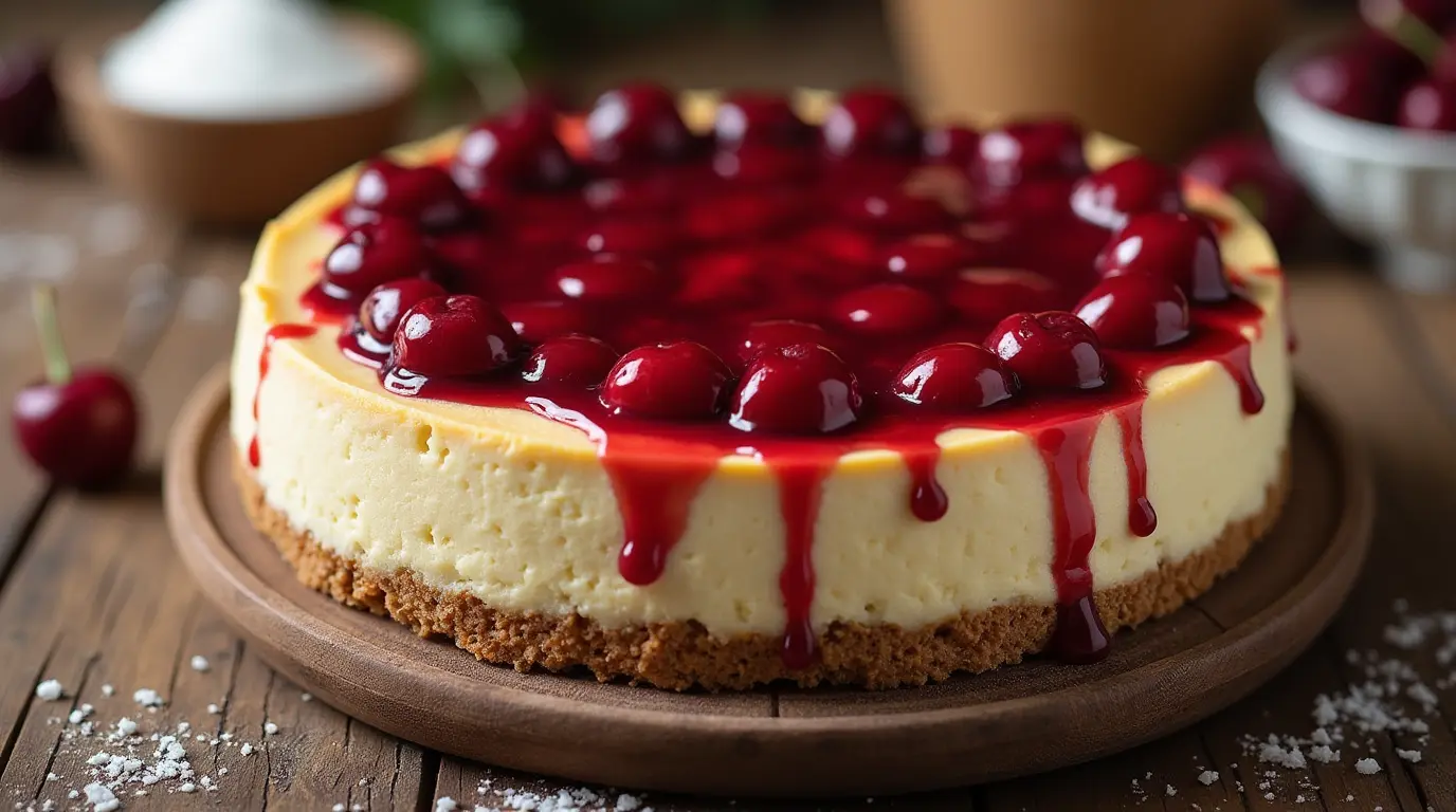 Easy Cherry Cheesecake Recipe: Creamy & Delicious!